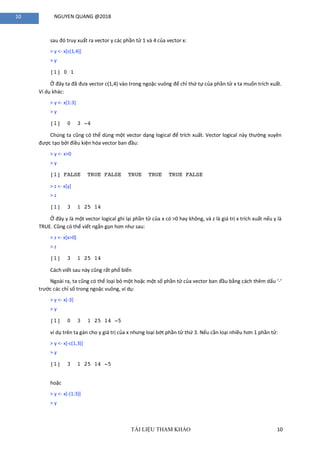 Introduction to data statistics with r - Part I (in Vietnamese) | PDF