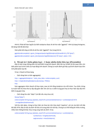 Introduction to data statistics with r - Part I (in Vietnamese) | PDF