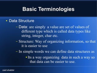 Introduction to data structure | PDF