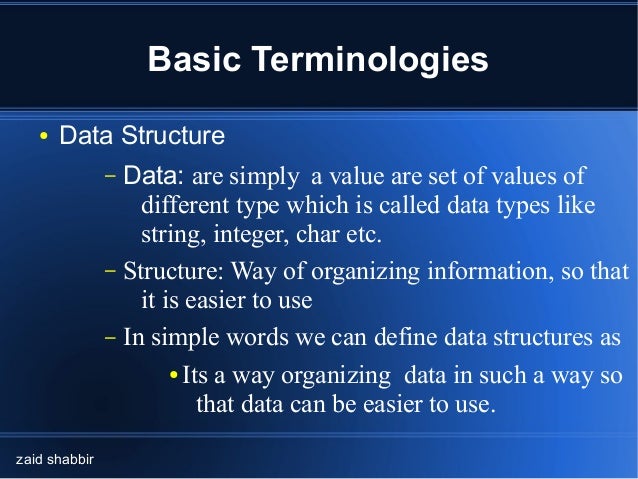 Introduction To Data Structure introduction-to-data-structure