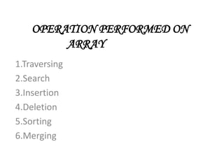 Introduction to data structure | PPT