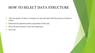 Introduction to data structure | PPT
