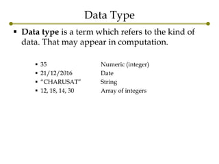 Introduction to data_structure | PPTX