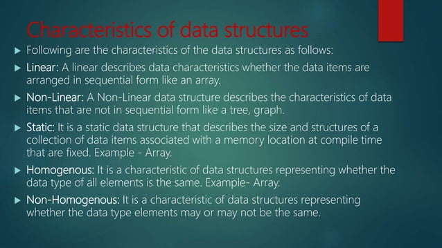 Introduction to data structure | PPT
