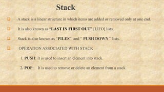 Introduction to data structure | PPT
