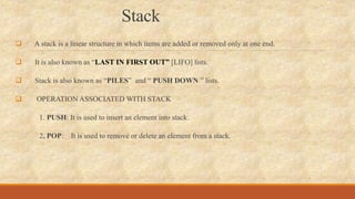 Introduction to data structure | PPT