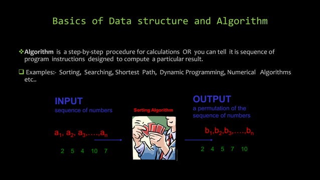 Introduction To Datastructure And Algorithm Ppt