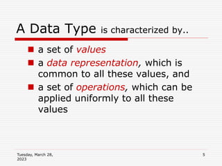 Introduction To Data Structures.ppt | Programming Languages | Computing