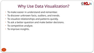 Introduction to Data Visualization, Importance and types | PPTX