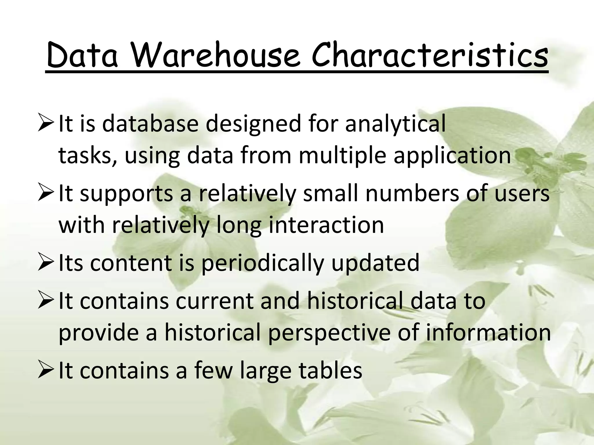 Introduction to data warehousing | PPT