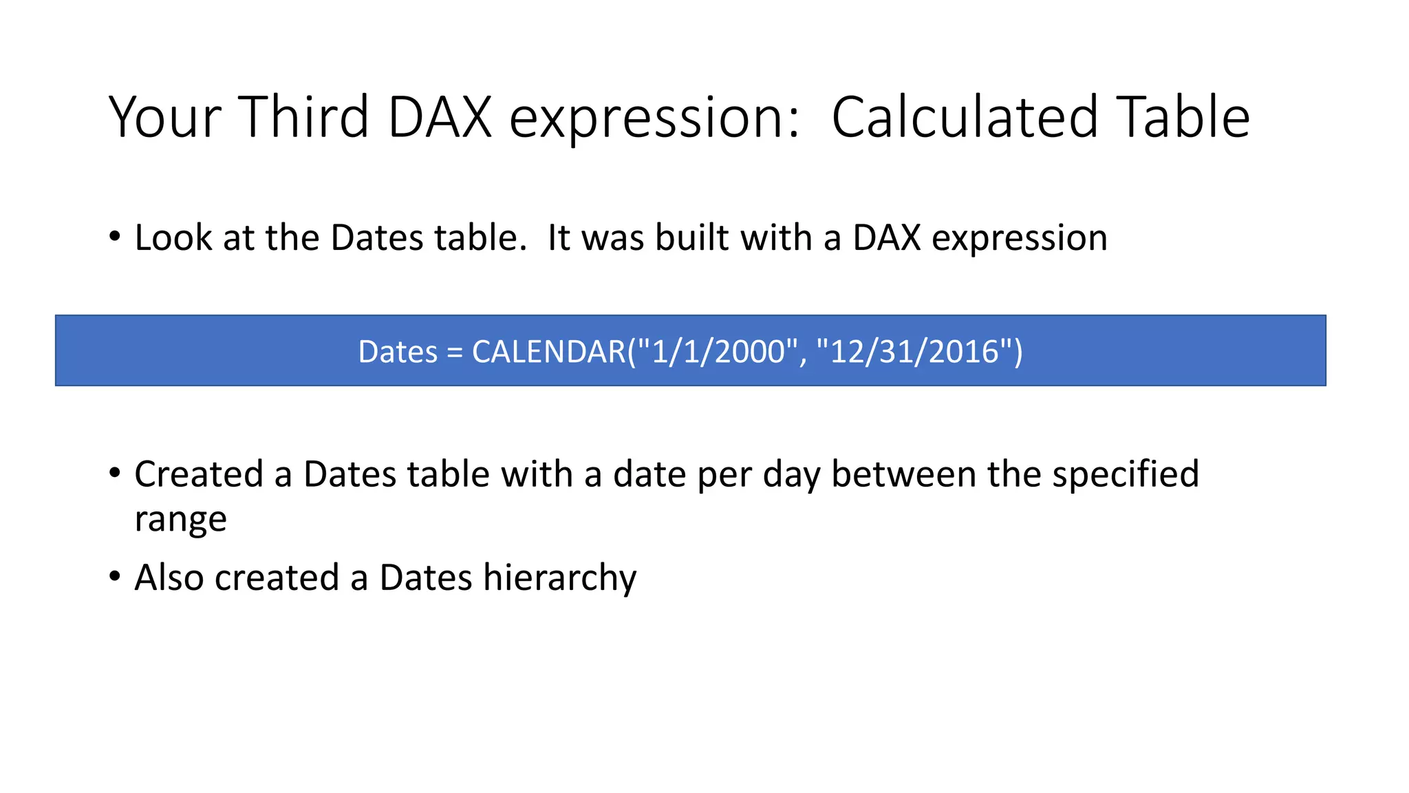 Introduction to DAX | PPTX