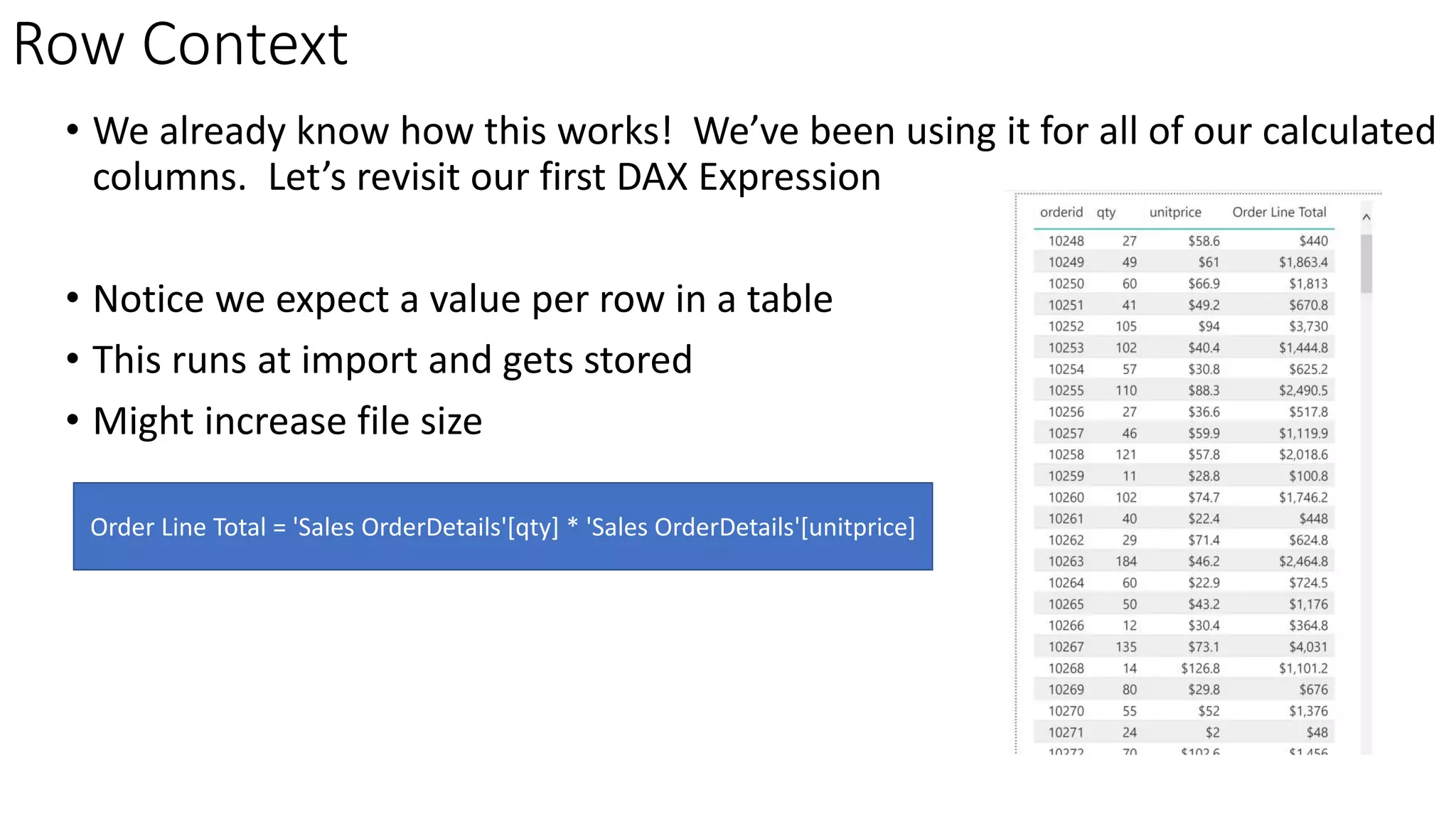 Introduction to DAX | PPTX