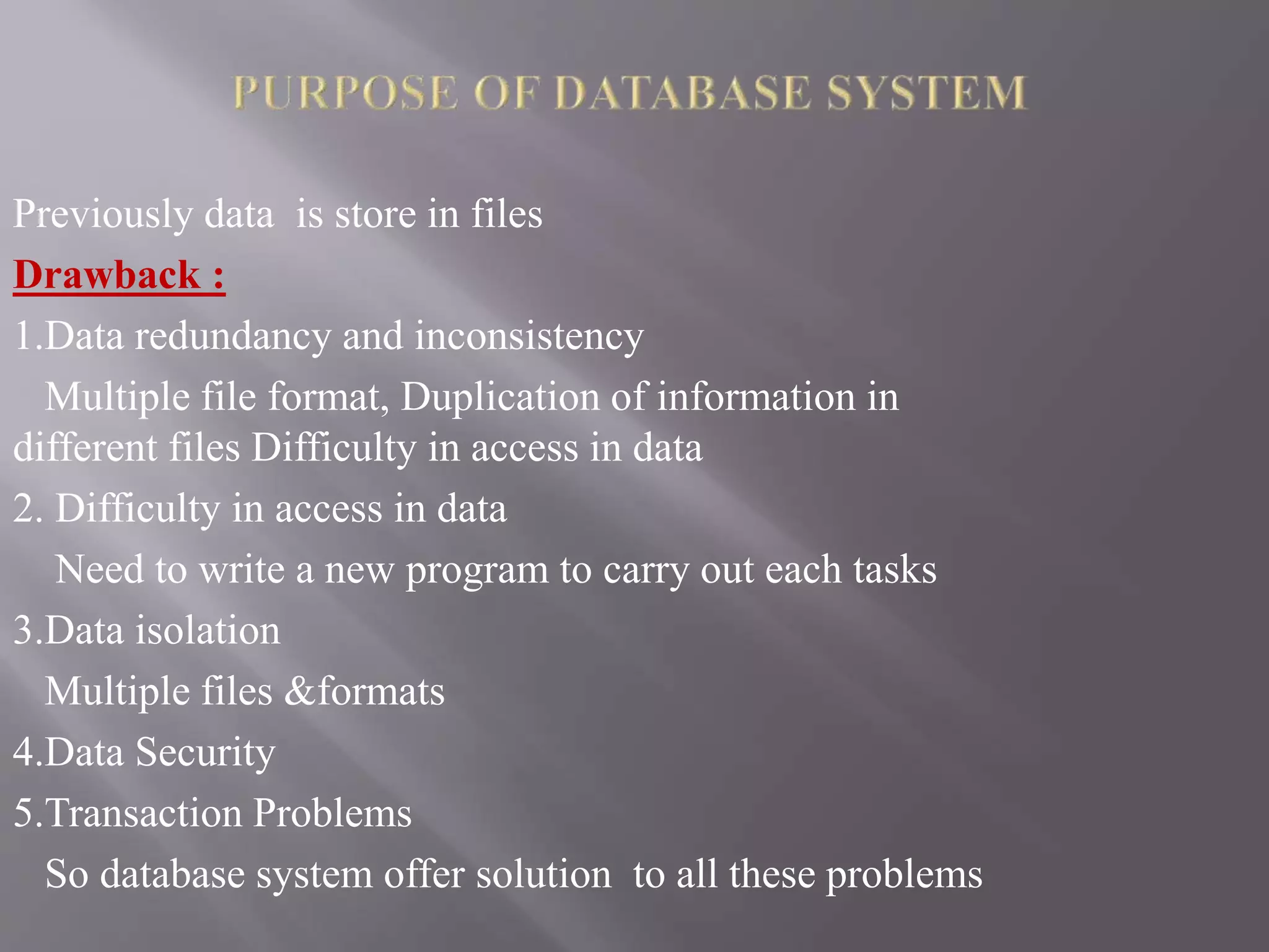Introduction To Dbms | Ppt