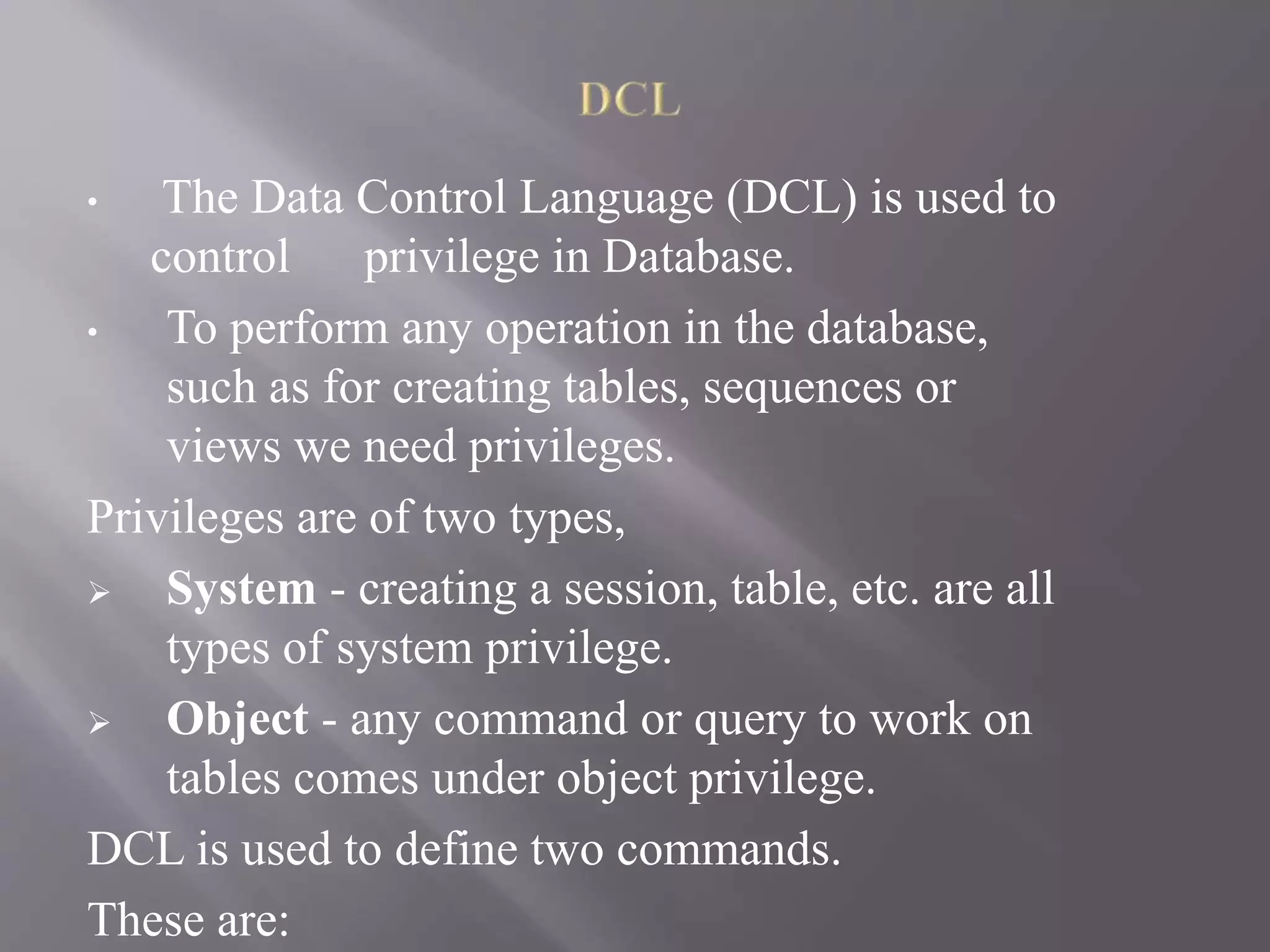 Introduction To Dbms | Ppt