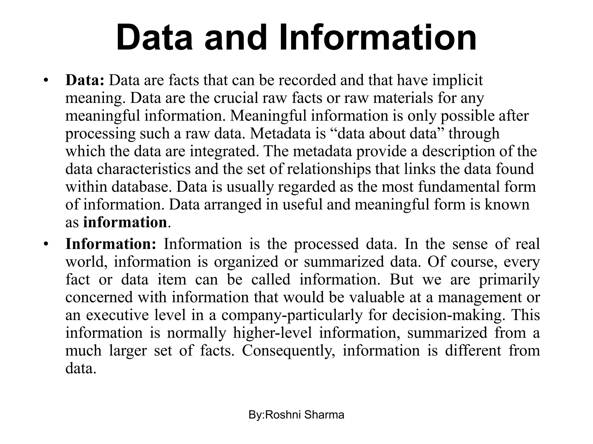 Introduction To Database Management Systemppt Databases Computer Software And Applications