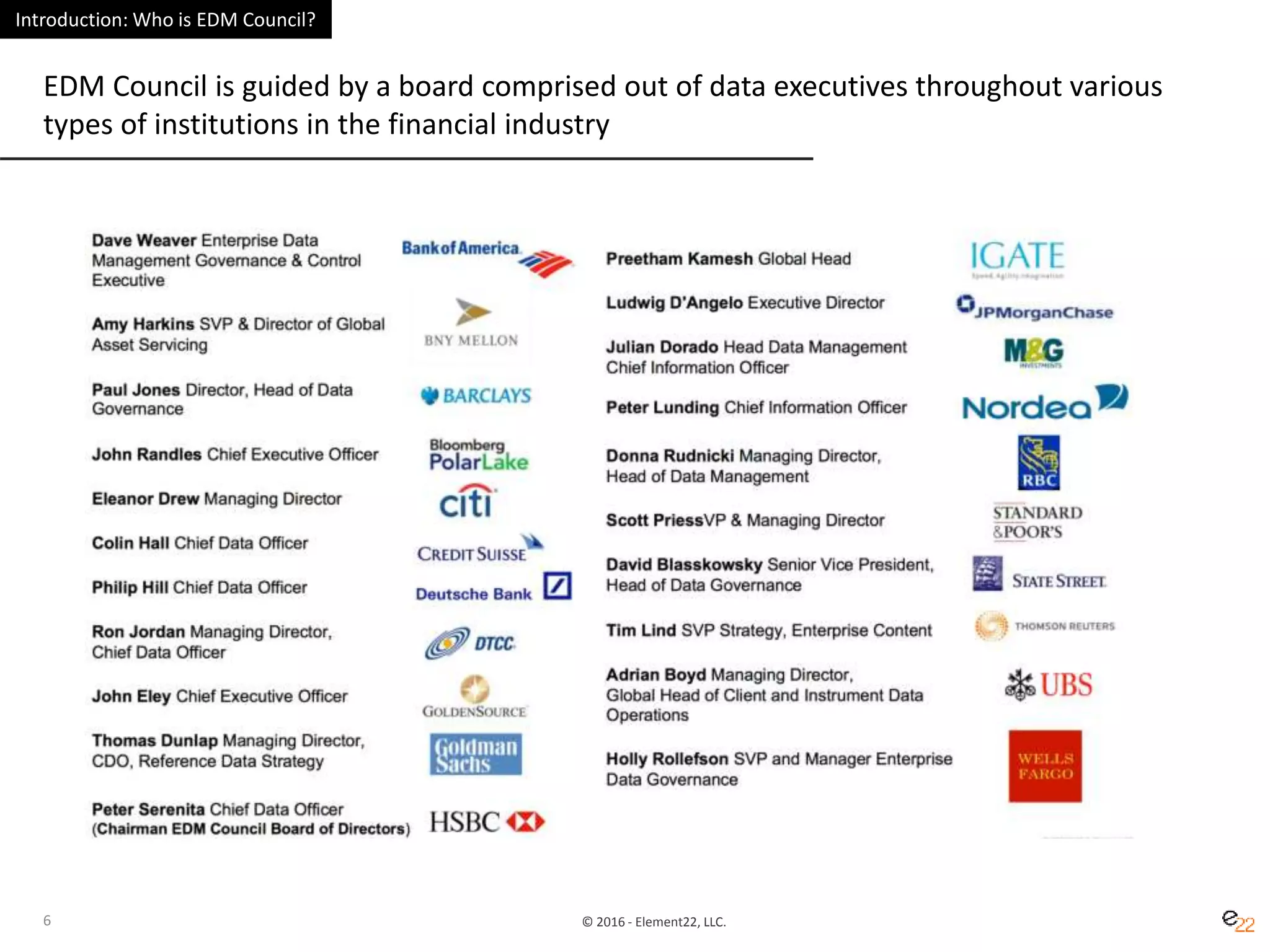 Introduction to DCAM, the Data Management Capability Assessment Model ...