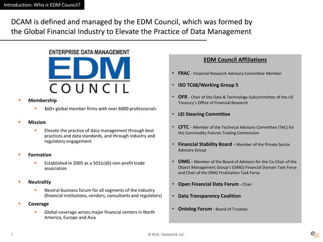 Introduction to DCAM, the Data Management Capability Assessment Model | PPTX | Business ...