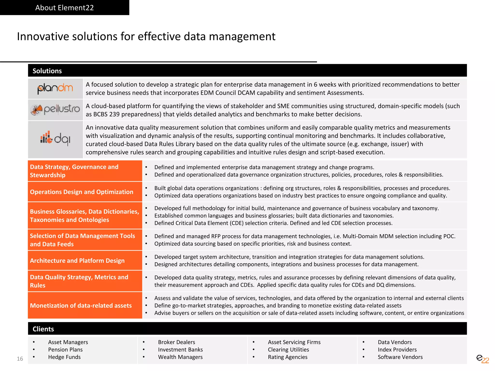 Introduction to DCAM, the Data Management Capability Assessment Model ...