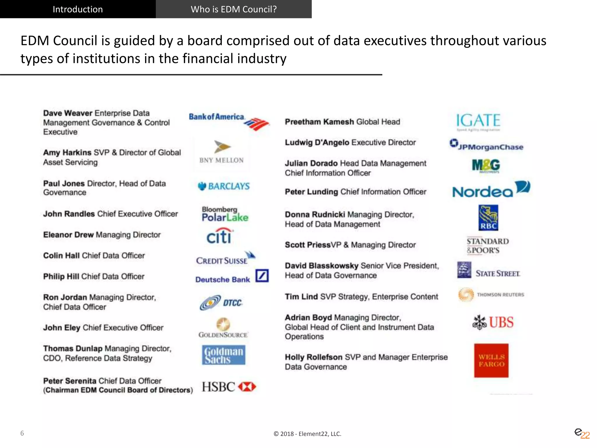 Introduction to DCAM, the Data Management Capability Assessment Model ...