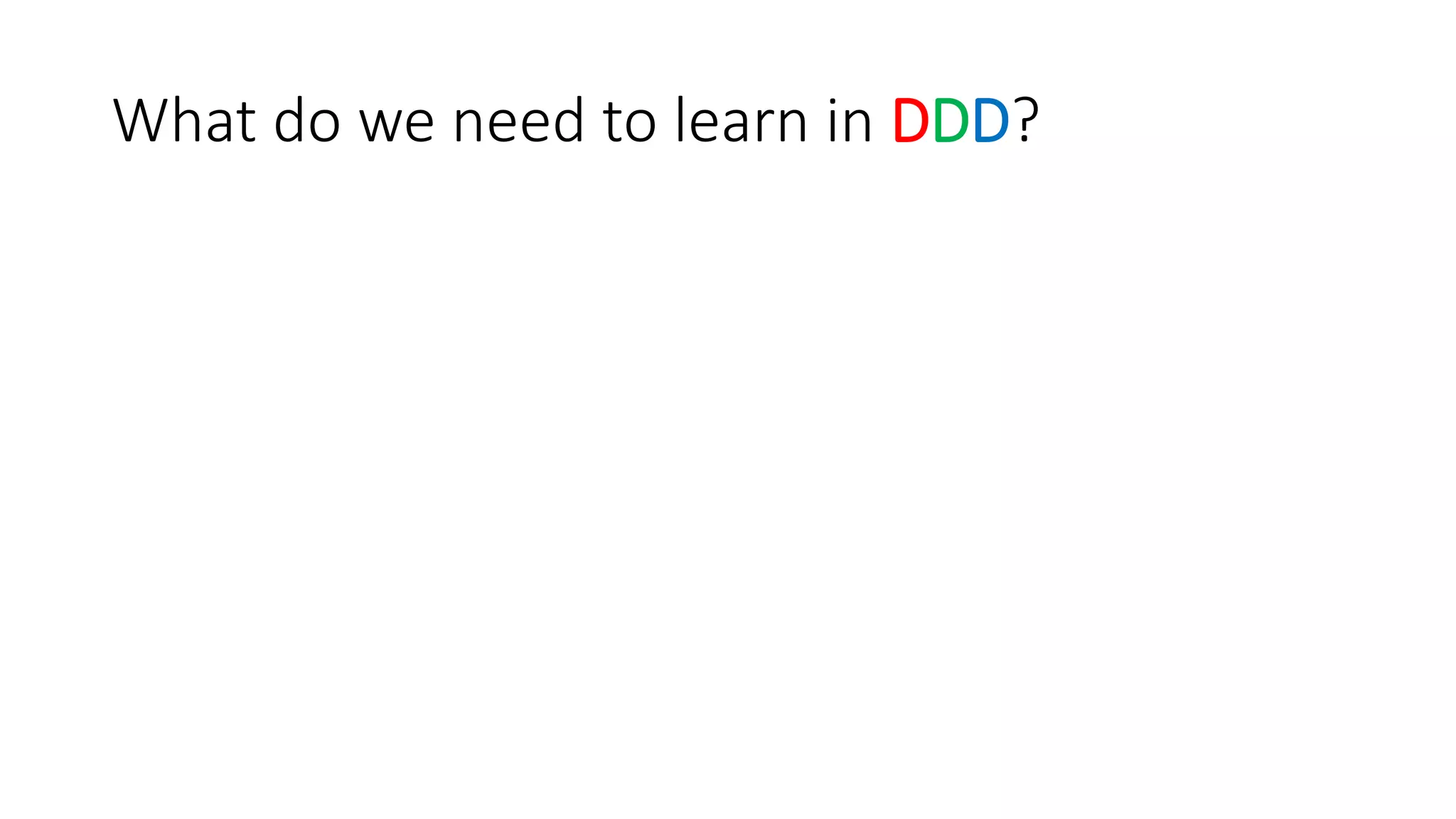 Introduction to DDD | PPT