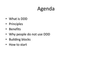 Introduction to DDD | PPTX