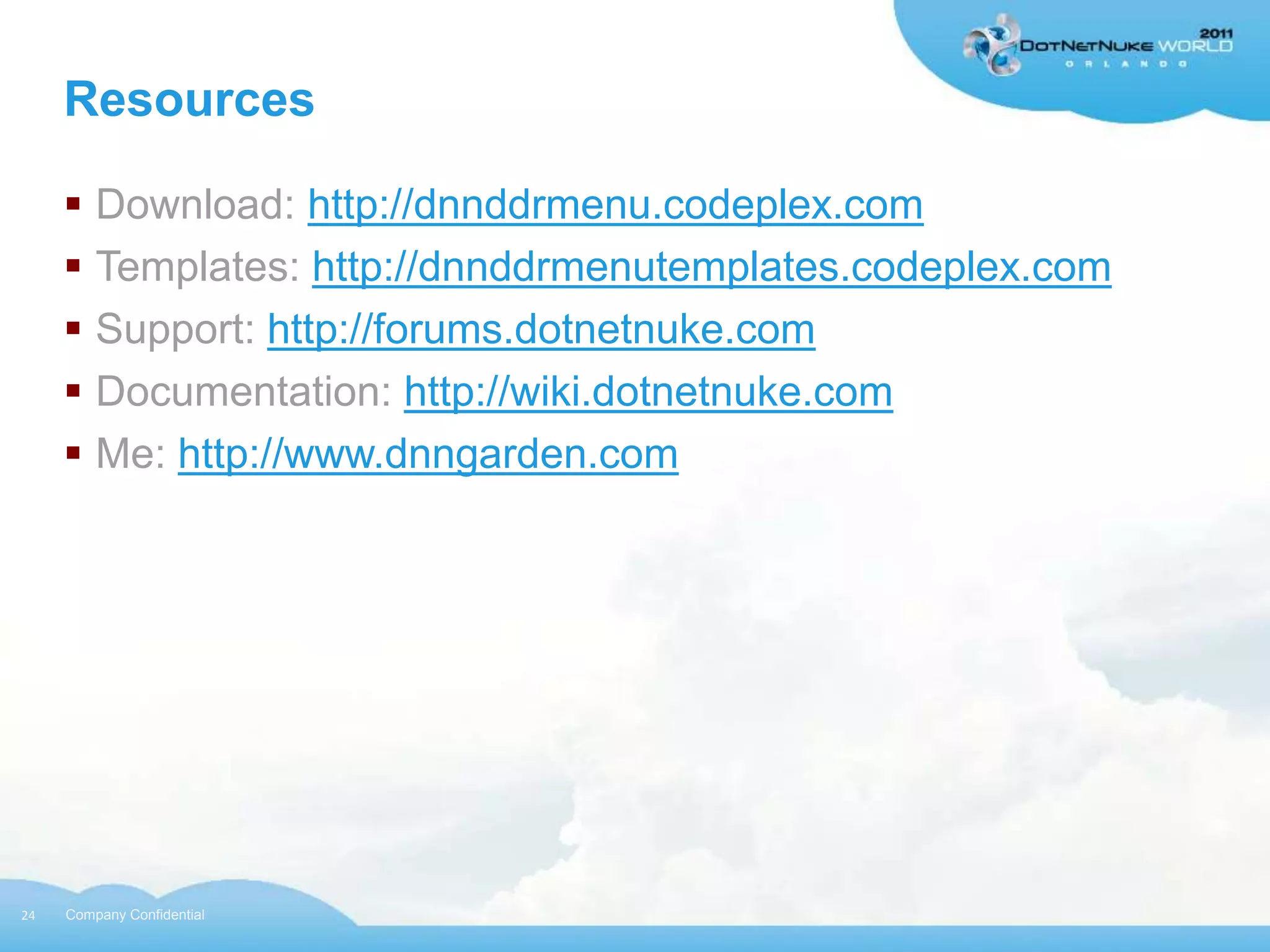Introduction to DDRMenu | PPTX