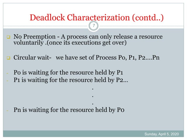 Introduction to deadlocks | PPT