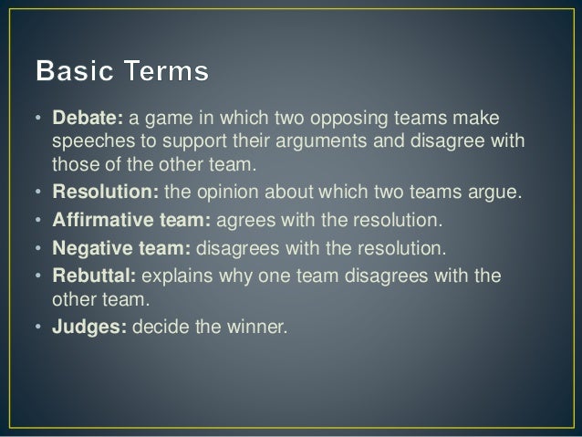 Debate Introduction Examples For Students – SQPSDH