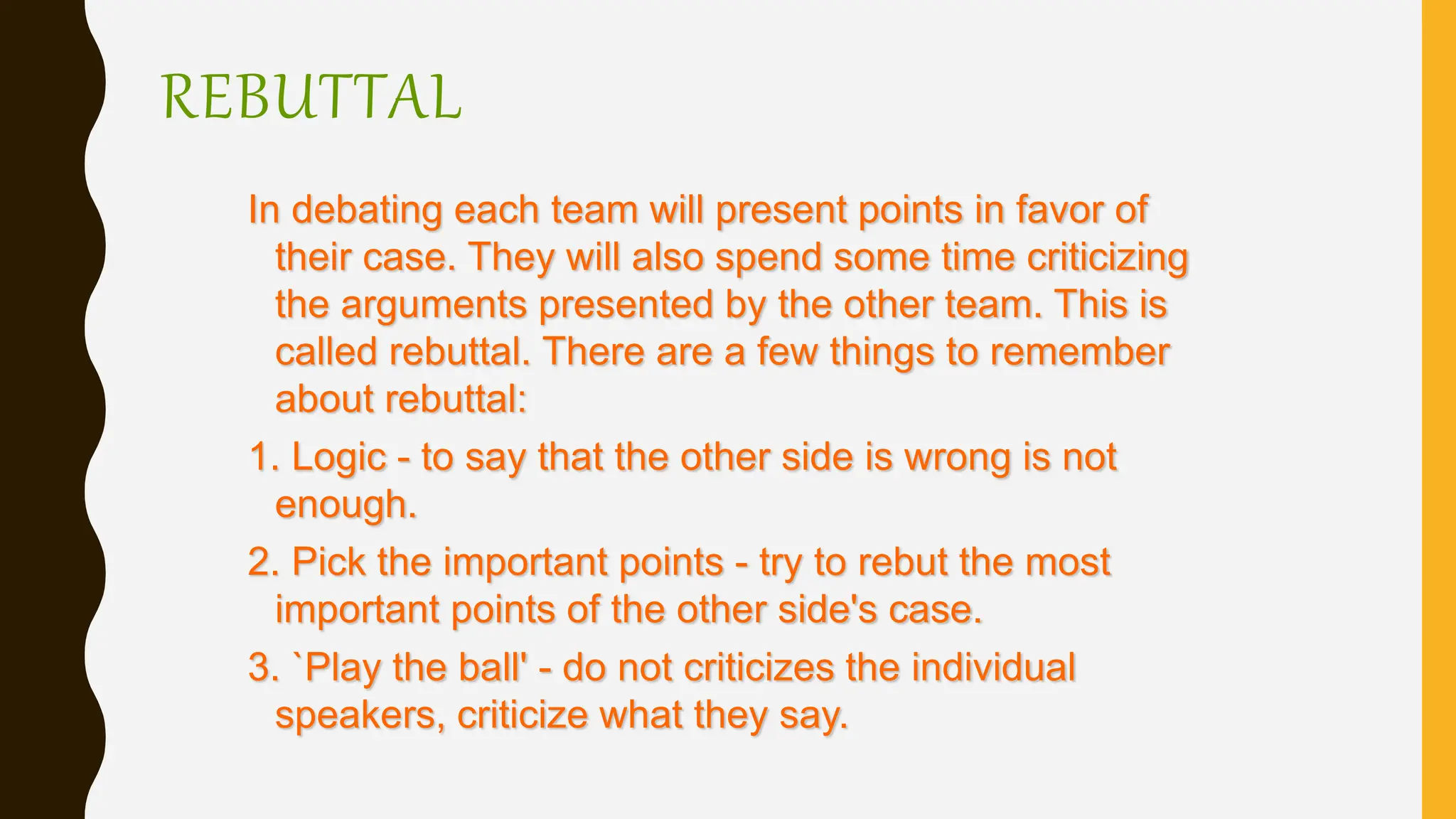 A brief introduction to debate skill for ENG154 | PPT