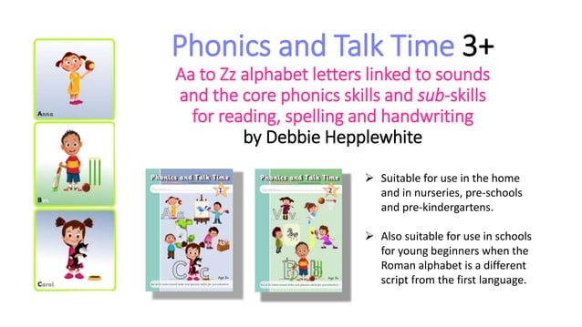 Phonics and Talk Time Books | PPTX | Education