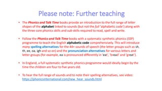 Phonics and Talk Time Books | PPTX