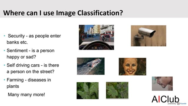 Introduction to deep learning image classification | PPTX