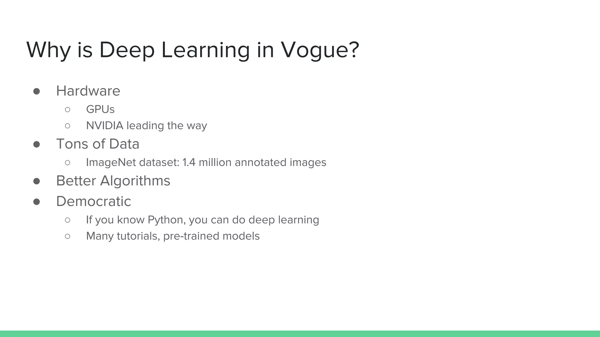 Introduction To Deep Learning Using Python Pdf Artificial Intelligence Technology And Computing
