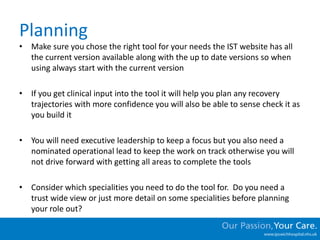 Elective Care Conference: using the IST capacity and demand tool | PDF