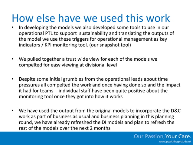 Elective Care Conference: using the IST capacity and demand tool | PDF