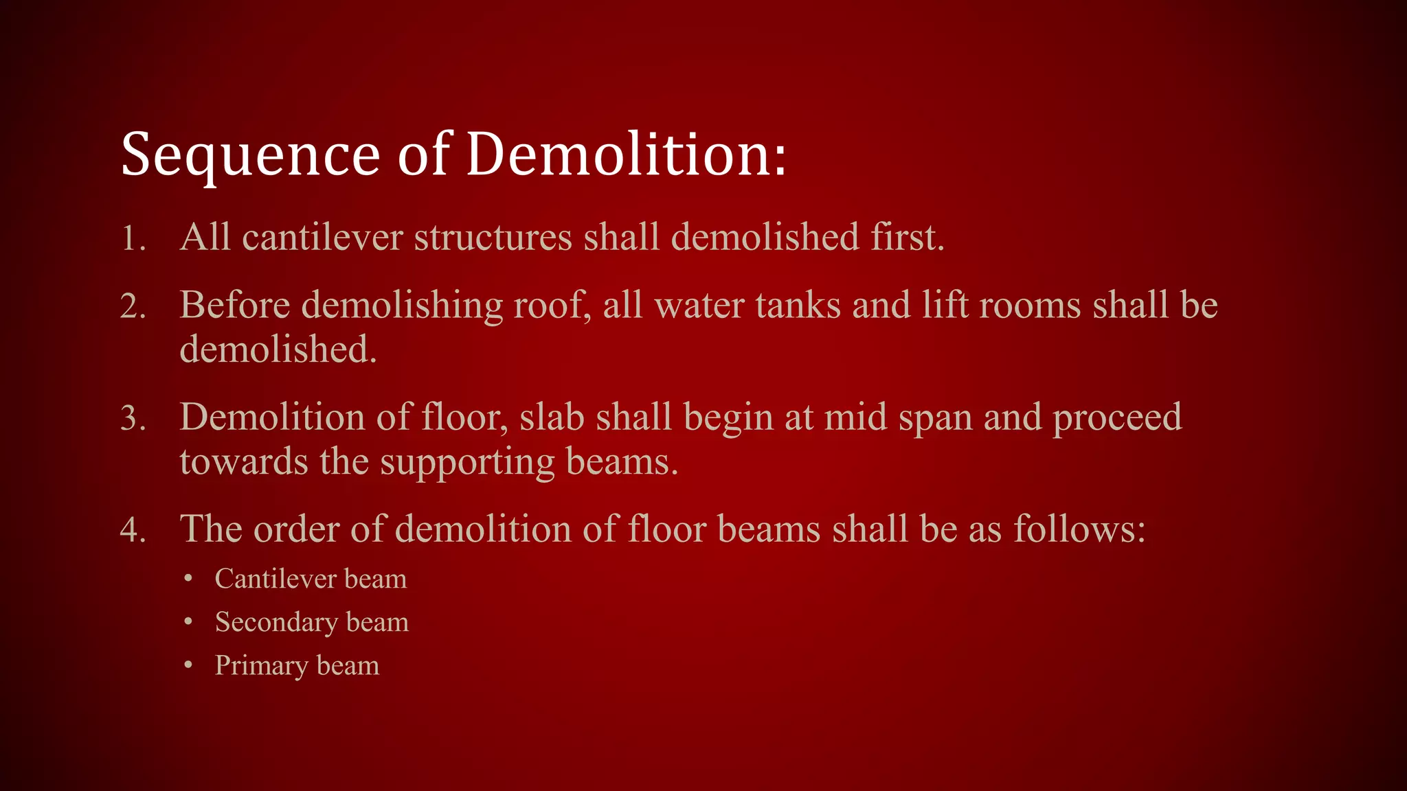 Introduction to demolition | PPTX