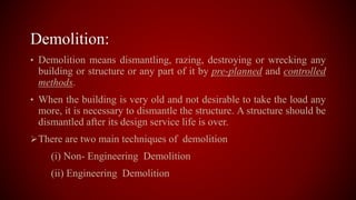 Introduction to demolition | PPT