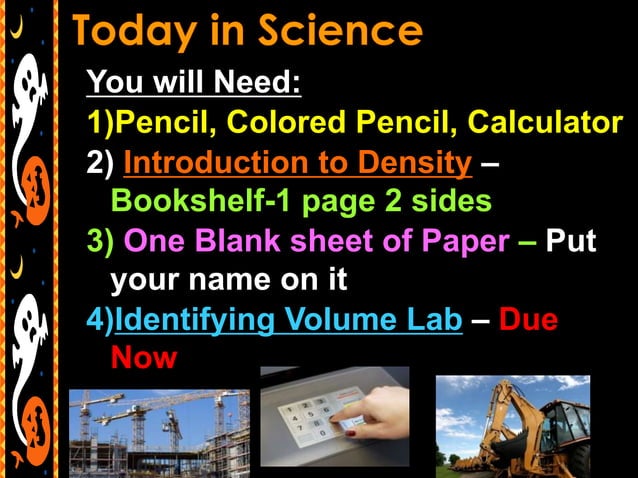 Introduction to Density Fall 2012 | PPT