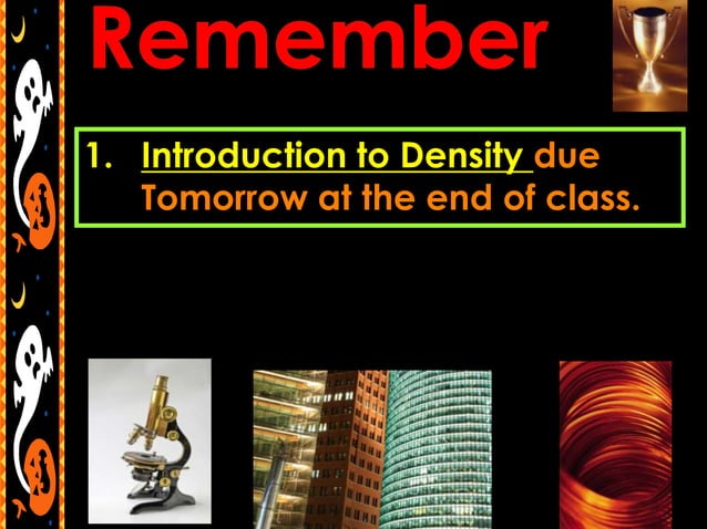 Introduction to Density Fall 2012 | PPT
