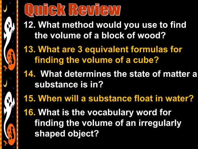 Introduction to Density Fall 2012 | PPT