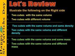 Introduction to Density | PPT