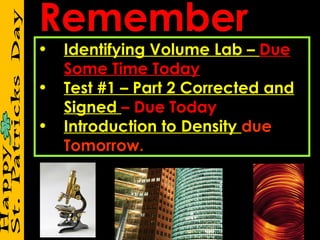 Introduction to Density | PPT