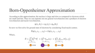 Introduction to density functional theory | PPTX