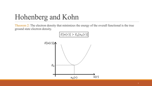 Introduction to density functional theory | PPTX | Chemistry | Science