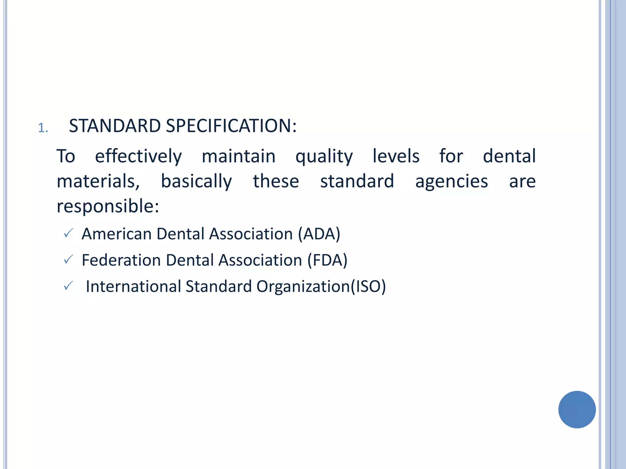 Introduction to Dental Materials | PPTX