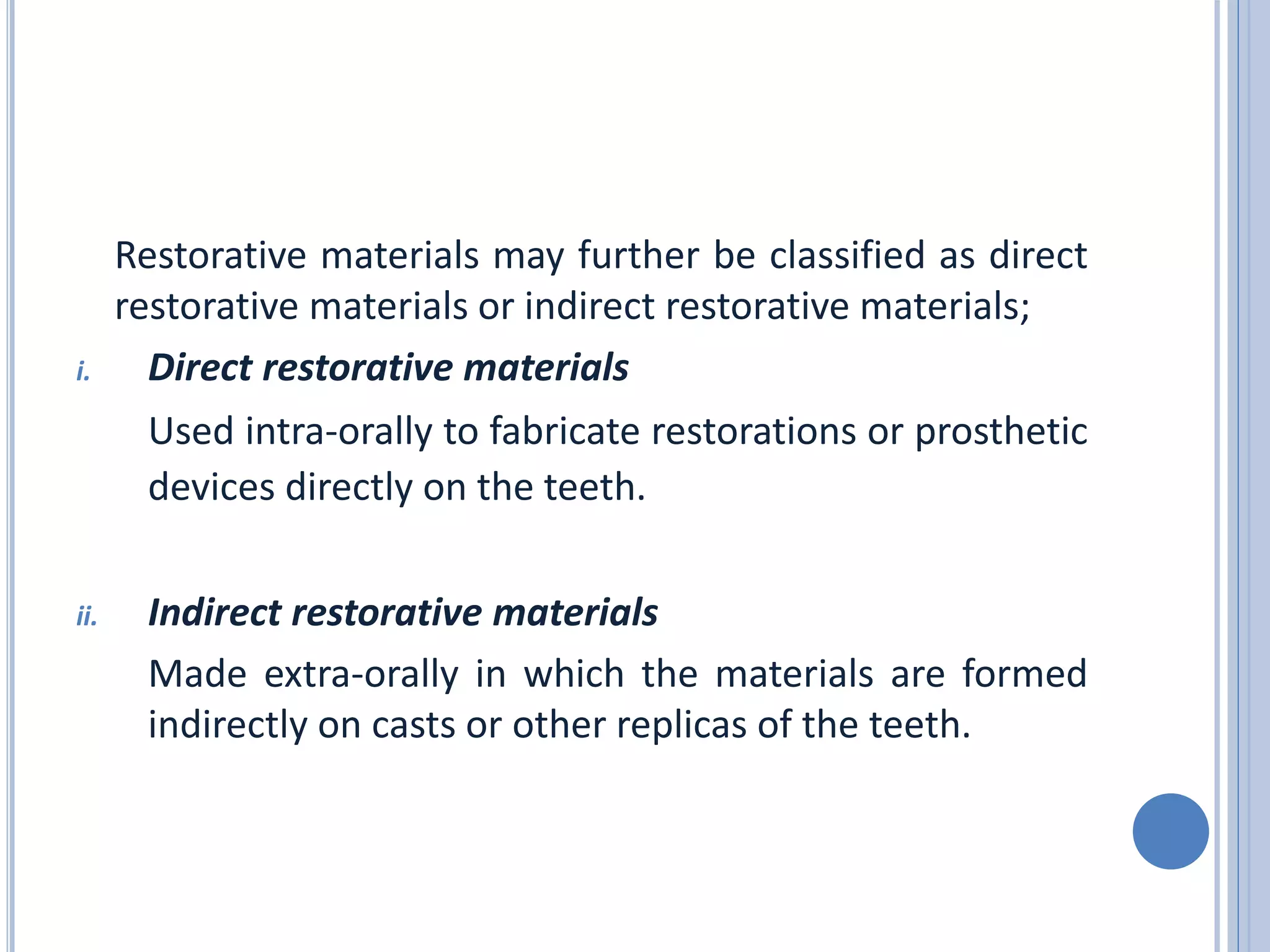 Introduction to Dental Materials | PPTX