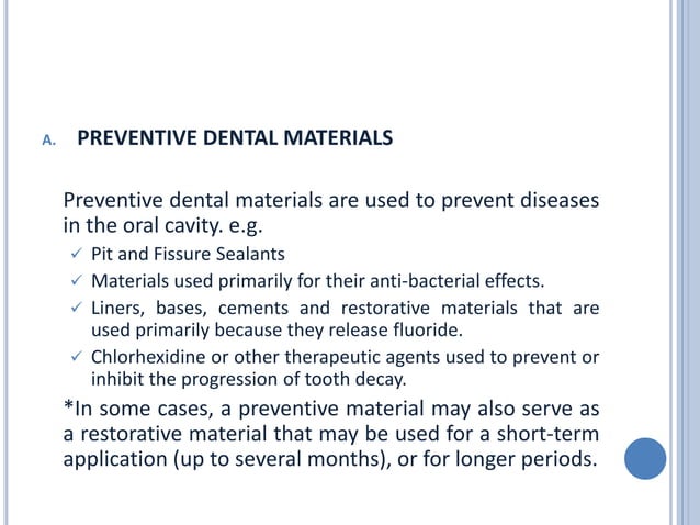 Introduction to Dental Materials | PPTX