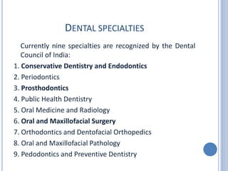 Introduction to Dental Materials | PPTX