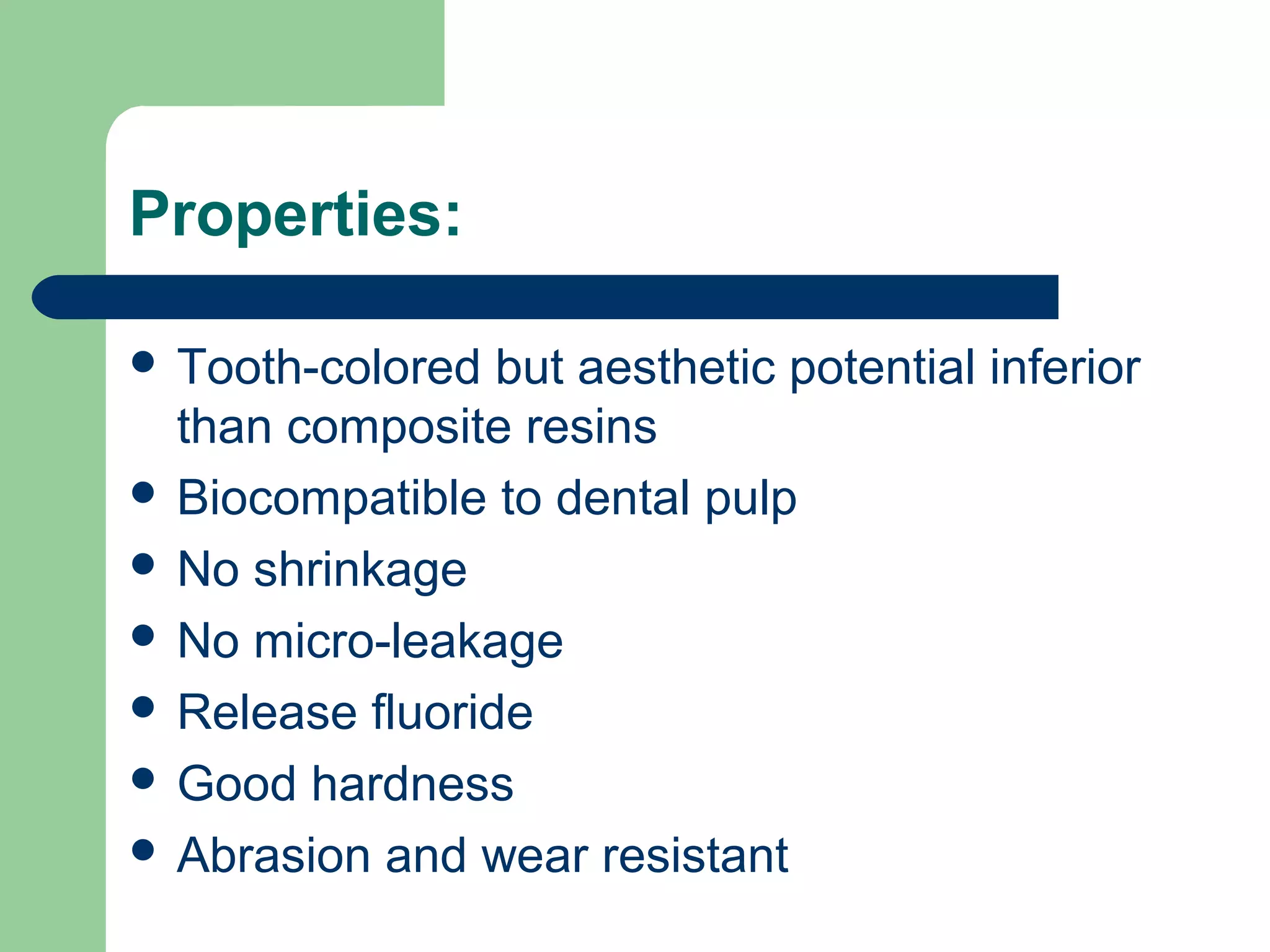 Introduction to dental materials 2 | PPT