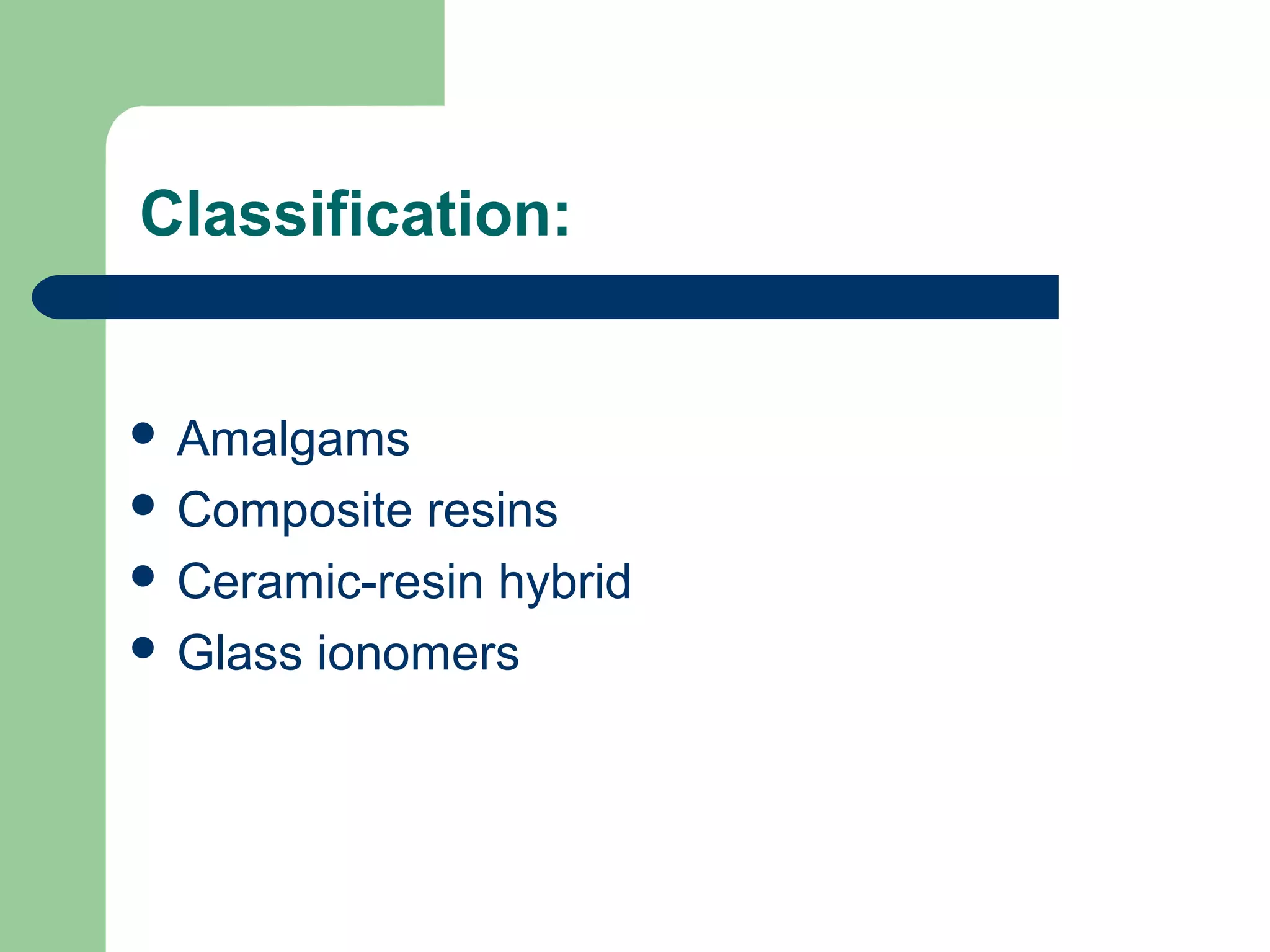 Introduction to dental materials 2 | PPT